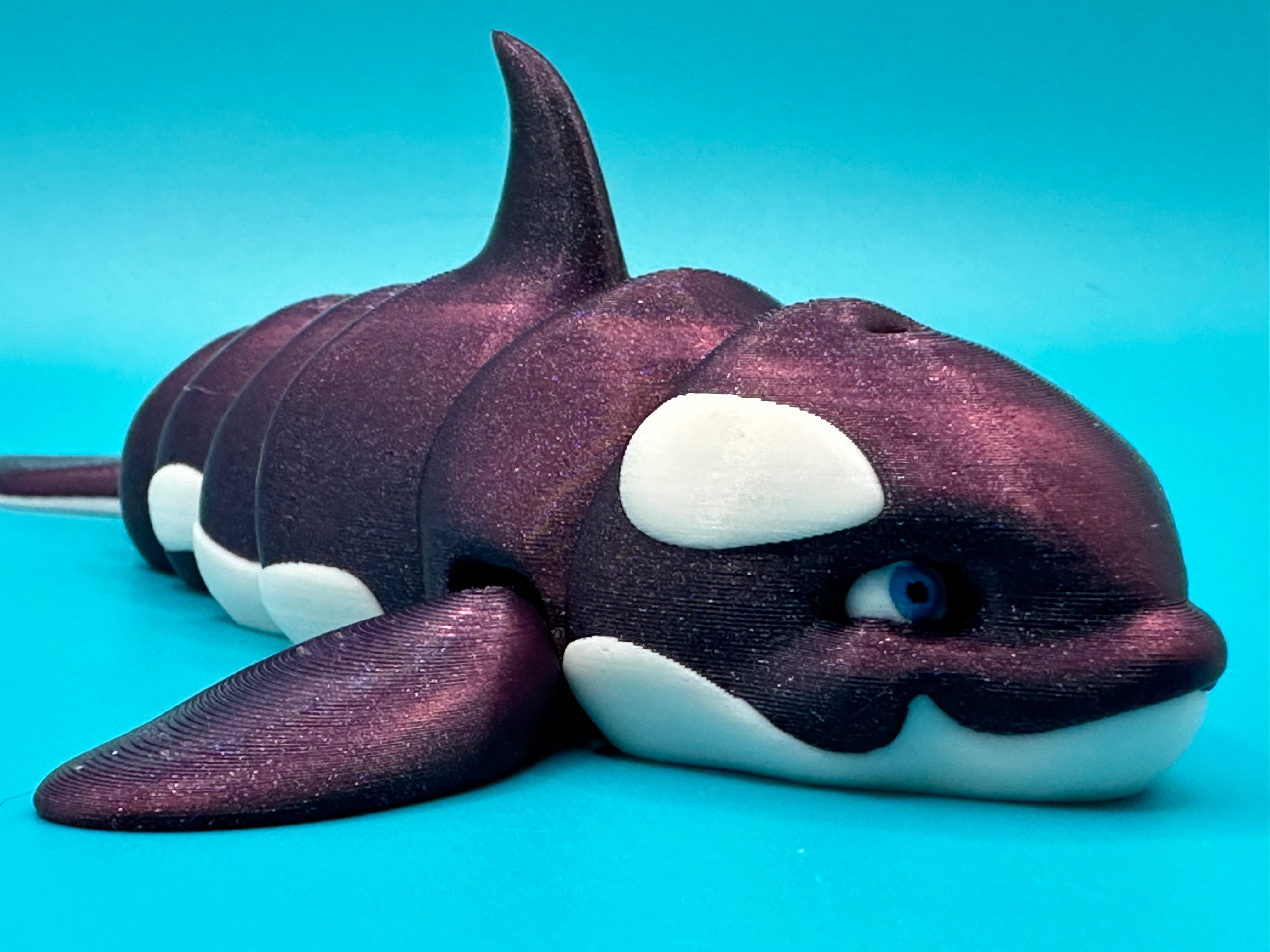 3D Printed Flexi Orca Whale | Killer Whale
