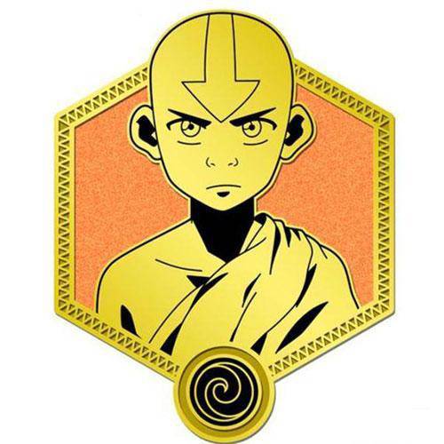 Zen Monkey - Avatar: The Last Airbender Enamel Gold Series Pin - Selec